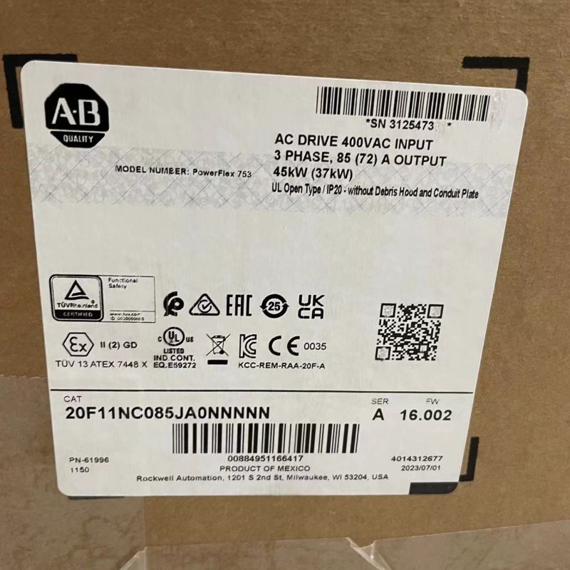 Inverter 20F11NC085JA0NNNNN Allen-Bradley