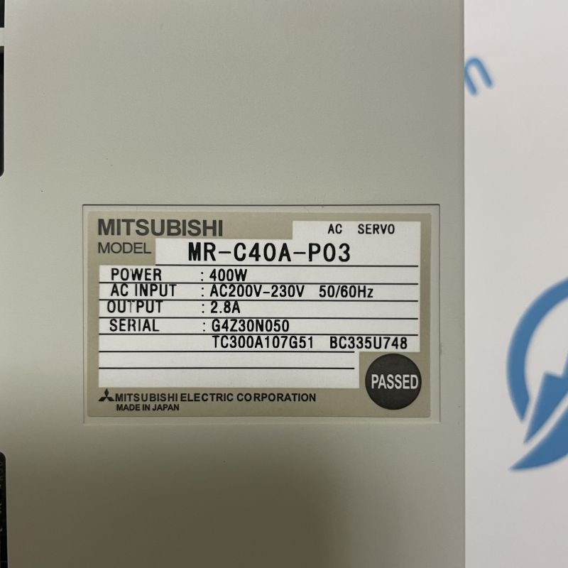 Mitsubishi Servo Drive MR-C40A-P03
